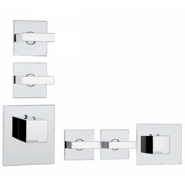 Bossini Rectangular Thermostatic 3 Outlets Shower Valve Z033203 Z030203 ...