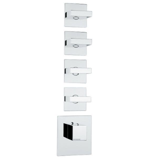 Bossini Rectangular Thermostatic 5 Outlets Shower Valve Z033208 ...