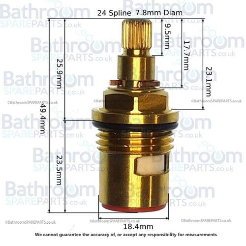 Ceramic Tap Cartridges | 1/4 Turn & Bath Tap Disc Valves - Page 2