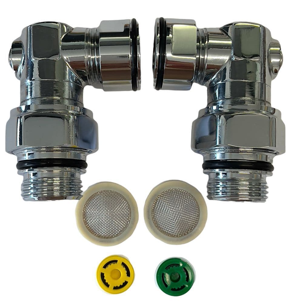 Bristan OPAC Elbow Isolation Adaptors SKINLET-2CP