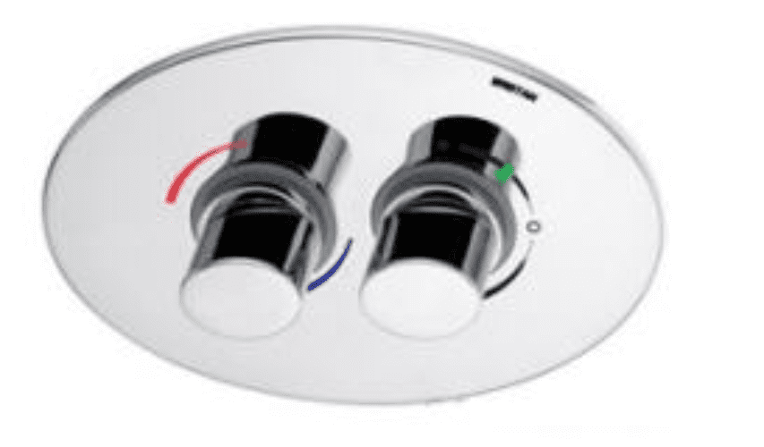 Bristan Oval Concealed Dual Control Shower Valve with Diverter OL SHCDIV C