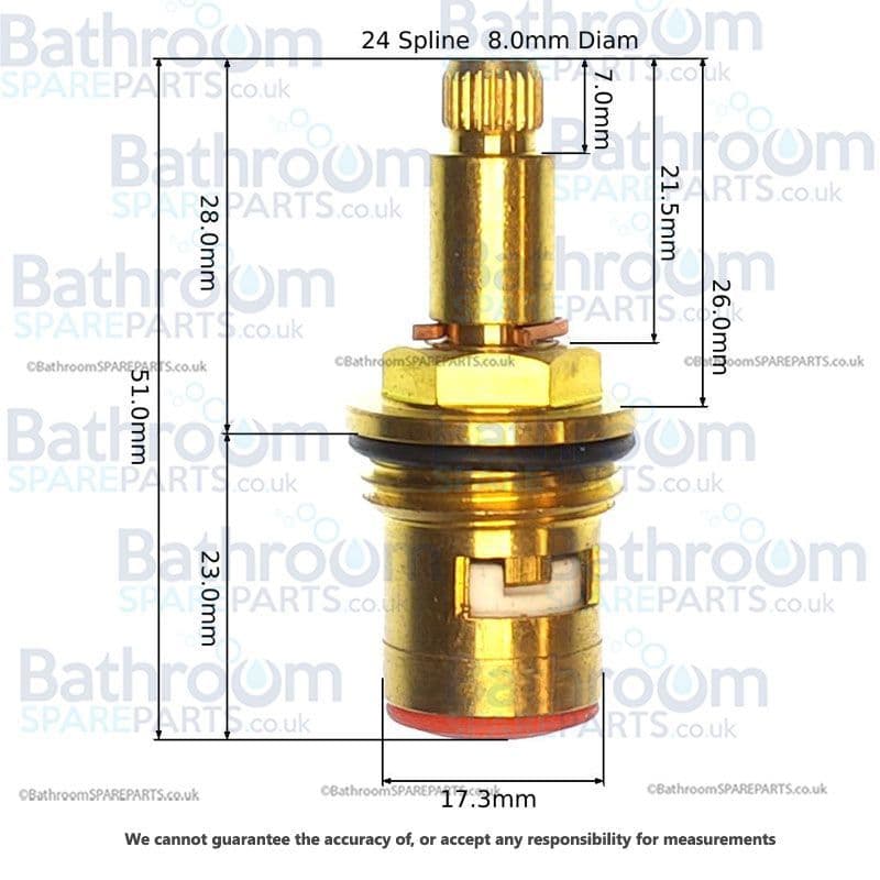 BSP 1/2" Anti-Clockwise Close Tap Valve BSP125121