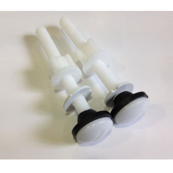 BSP 2x Ceramic Toilet Cistern Fixing Bolts Plastic 100mm A6104