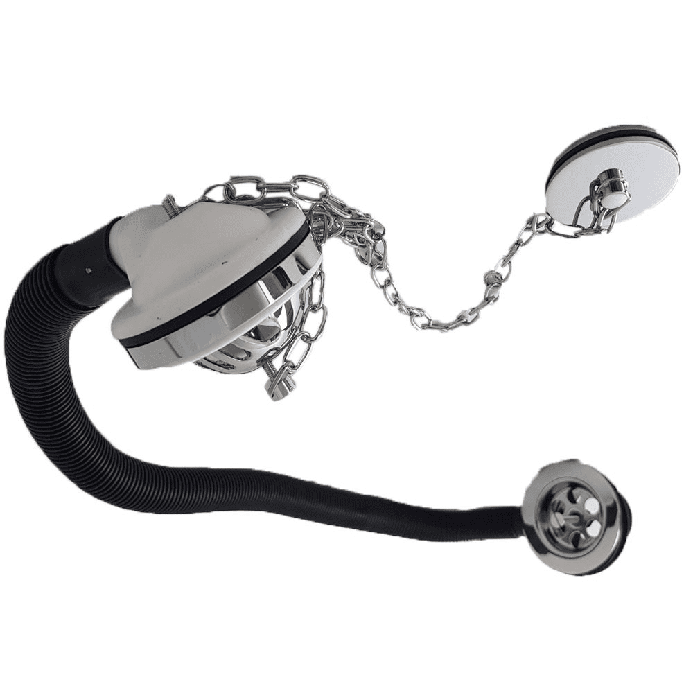Burlington Bath Overflow Plug And Chain Waste W3