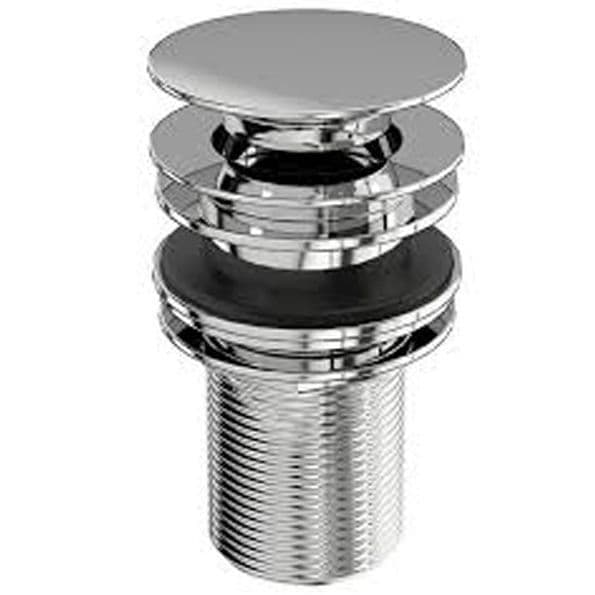 Burlington Click-Clack Push Button Basin Waste Chrome - W11