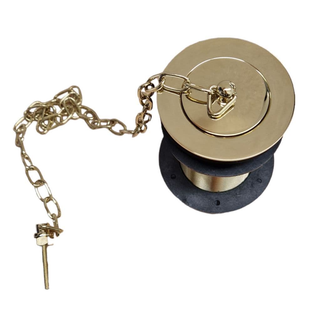 Burlington Gold Basin Plug & Chain W1 GOLD