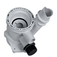 Candy Pump body with washing machine filter 49002227