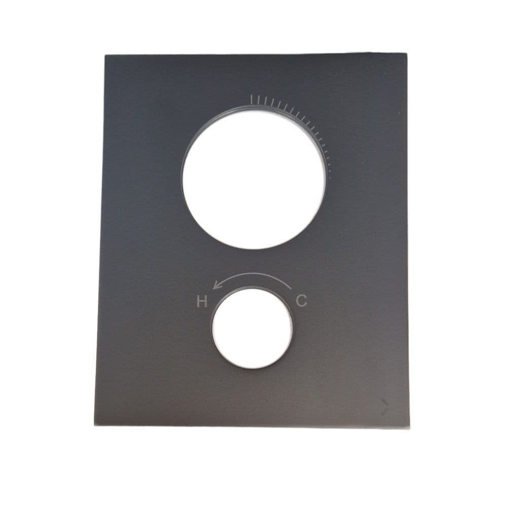 Crosswater Crossbox PUSH Backplate Matt Black E250020 13000SC