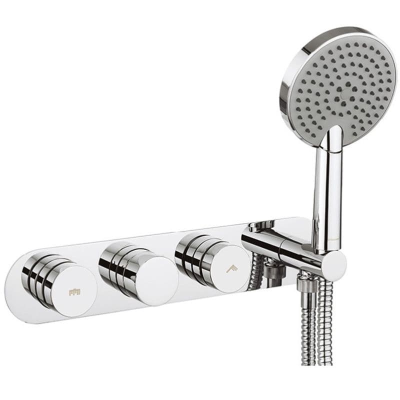 Crosswater Dial Water Circle Shower Valve with 2 Way Diverter & Handset ...