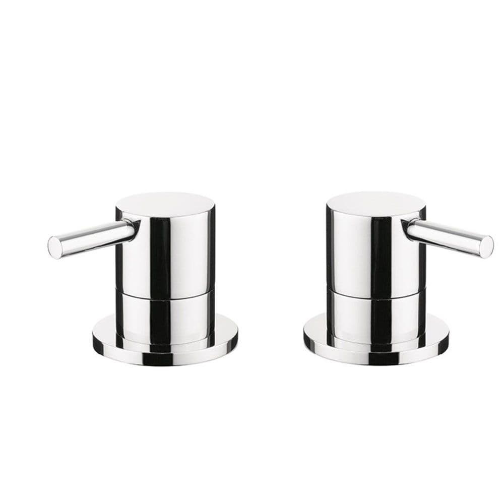 Crosswater Kai Lever Panel Valves Pair Chrome KL350DC