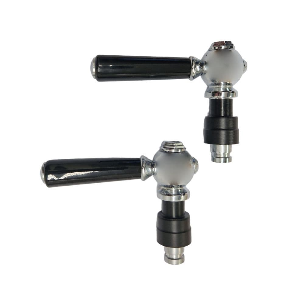 Crosswater Waldorf Black Chrome Levers 57WFSP004B