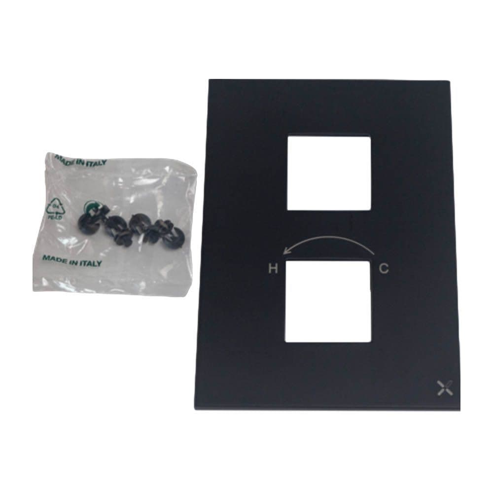 Crosswater Water Square Crossbox Backplate Matt Black E250023 130HESC