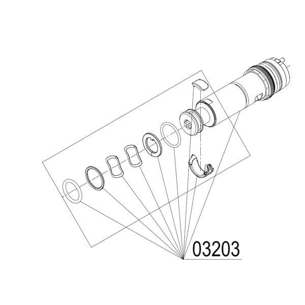 Damixa A-PEX Regulation Unit Steel 0320366