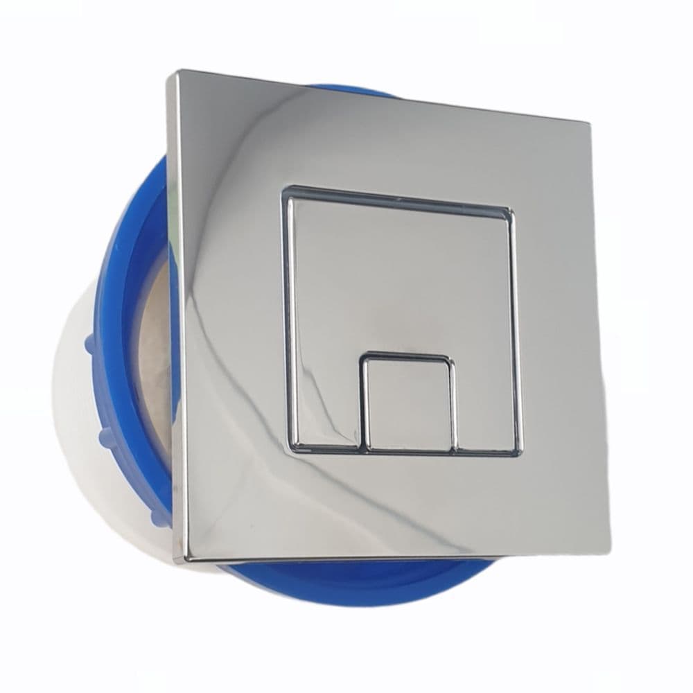 Dudley Piazza 73 5mm Dual Flush Chrome Plated Push Button Air Operated ...