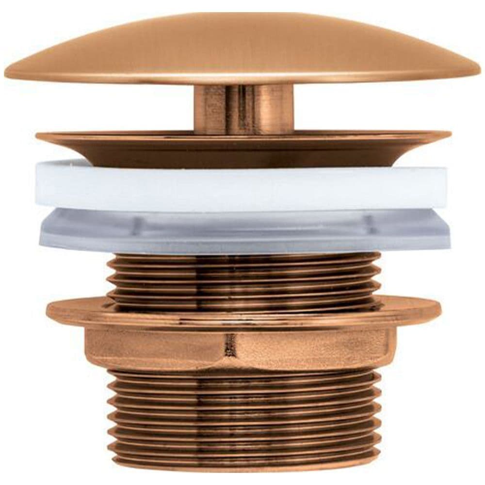 Duravit Brushed Bronze Basin Continuous Flow Chrome Waste 0050240400