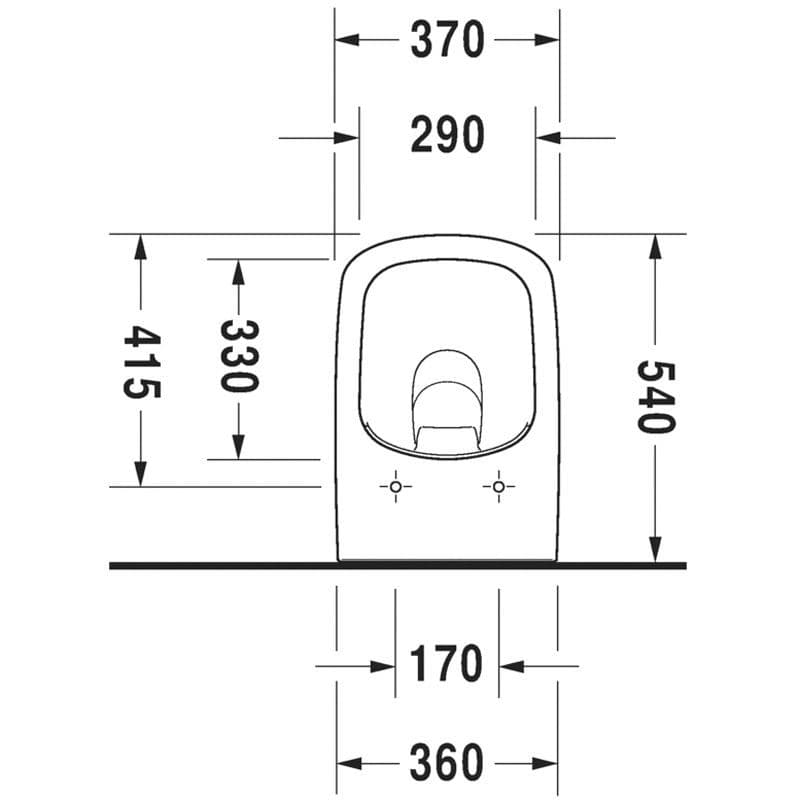 Duravit Durastyle Wall-Mounted Rimless Toilet 2551090000 Spare Parts