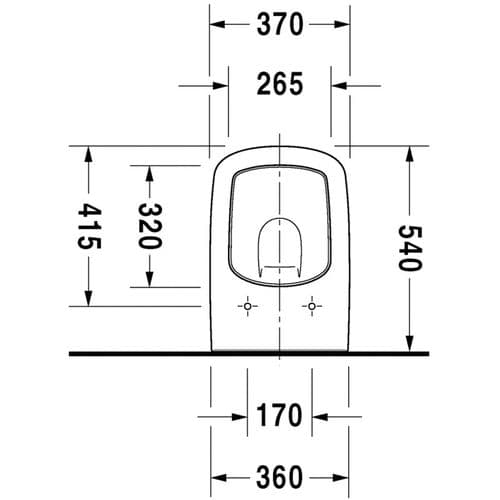 Duravit Durastyle Wall-Mounted Toilet 2536090000 Spare Parts