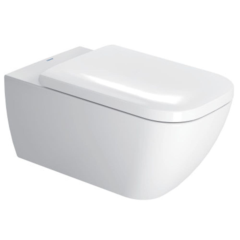 Duravit Happy D 2 Wall-Mounted Elongated Rimless Toilet - 255009