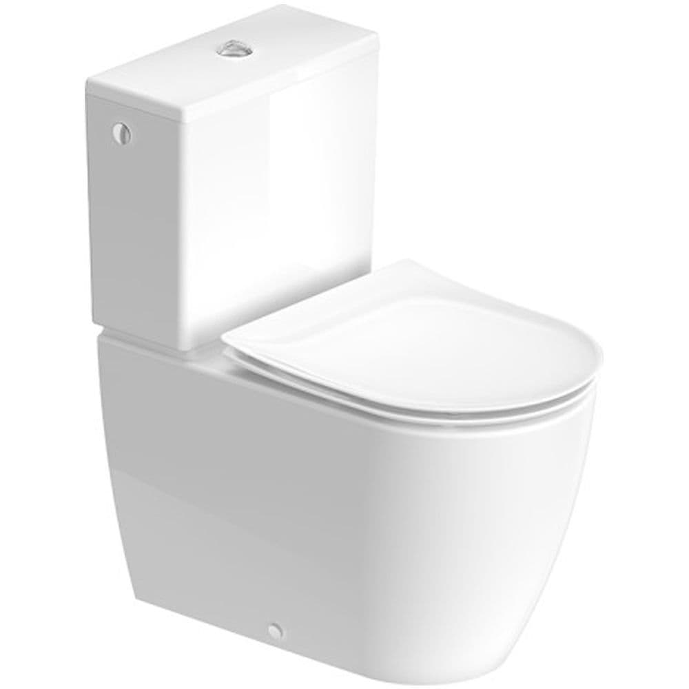Duravit Soleil by Starck Close Coupled Rimless Toilet - 201109