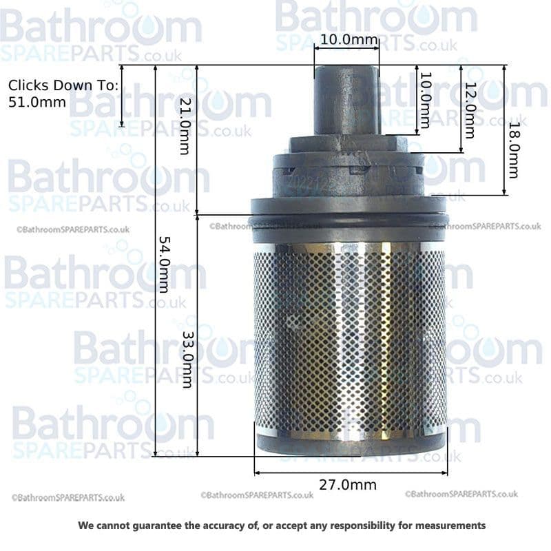 Eastbrook Push Button Shower Valve Flow Control Cartridge 93 9002