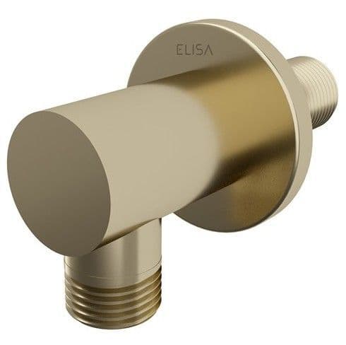 Elisa Round Wall Outlet Brushed Brass ACC014BB