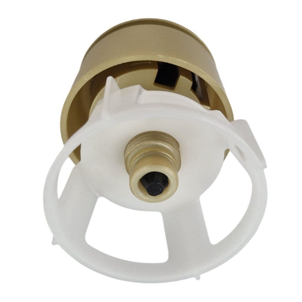 Fluidmaster Dual Flush Push Button Brushed Brass 800P-026-P250