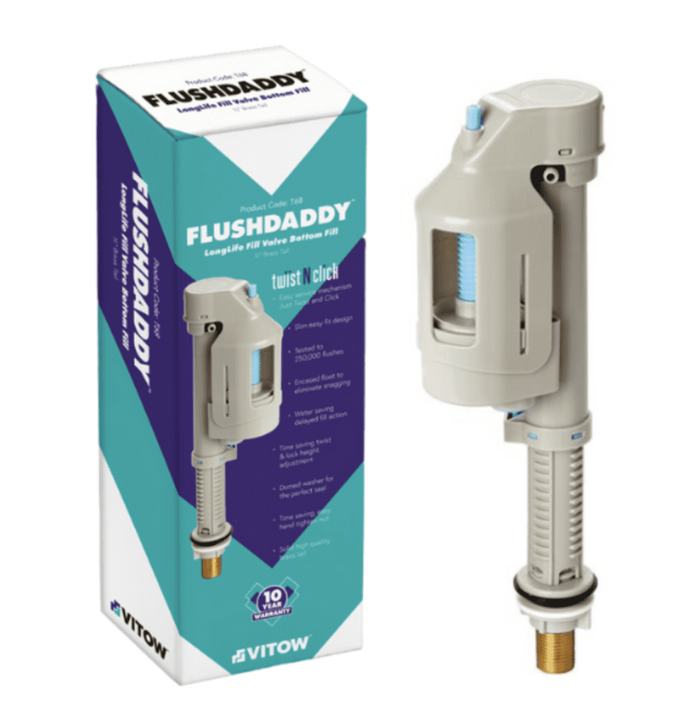 Flush Daddy Bottom Fill Valve With 1/2" Brass Thread T68
