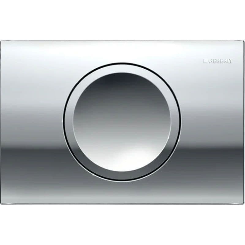 Geberit Delta 15 Gloss/Chrome Flush Plate 115 120 21 5