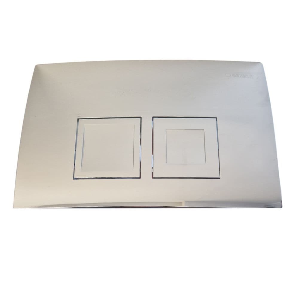 Geberit Delta 35 Bright Chrome Dual Flush Plate 115 135 21 5