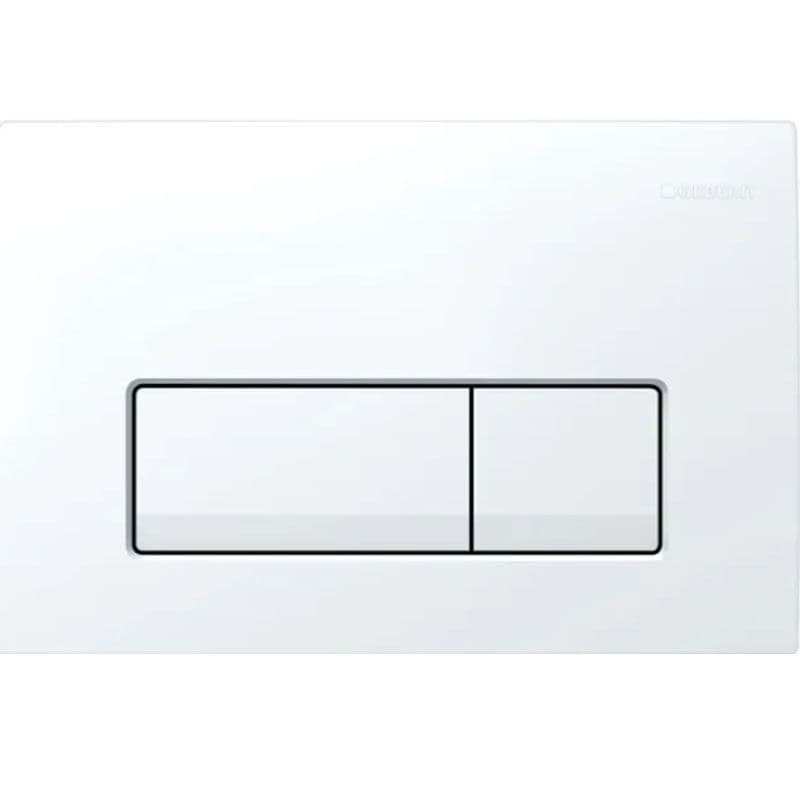 Geberit Delta 50 Flush Plate For Dual Flush White Alpine 115 105 11 5