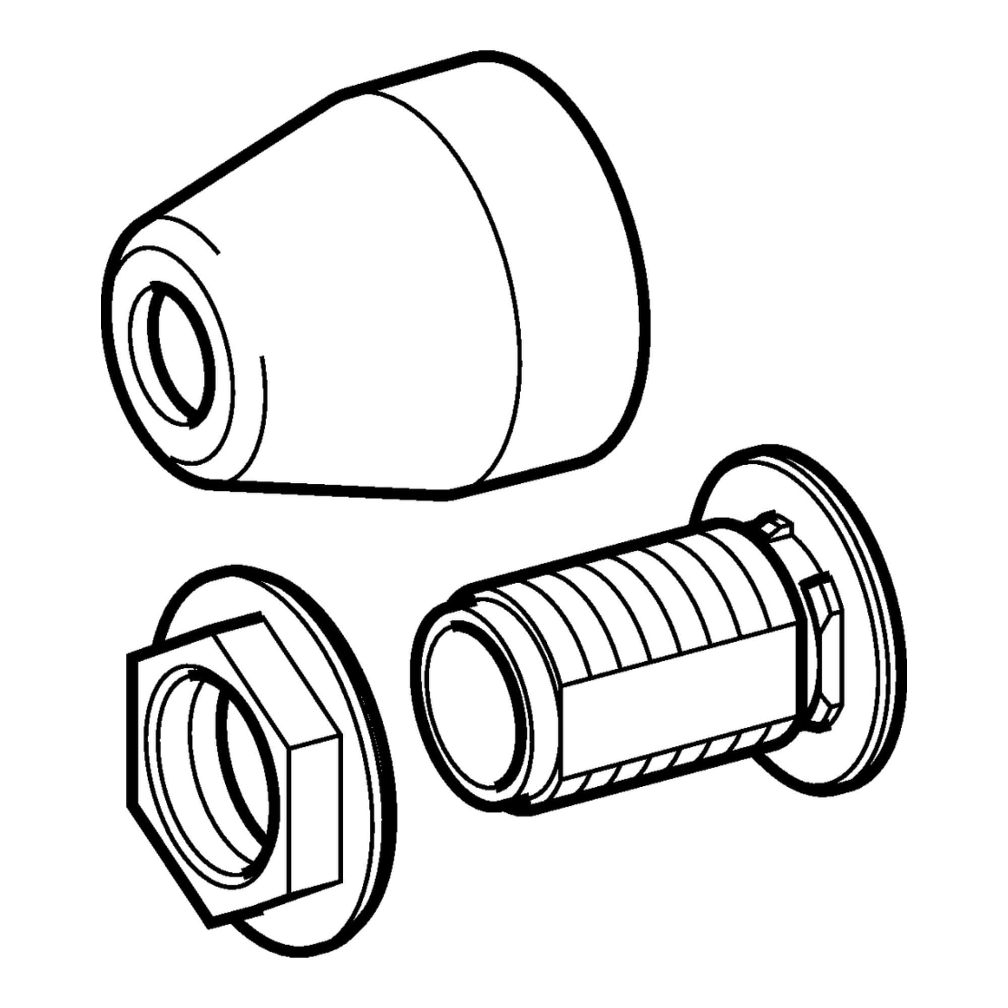 Geberit Exposed Blanking Off Plug for Cisterns and Overflows chrome 274 ...