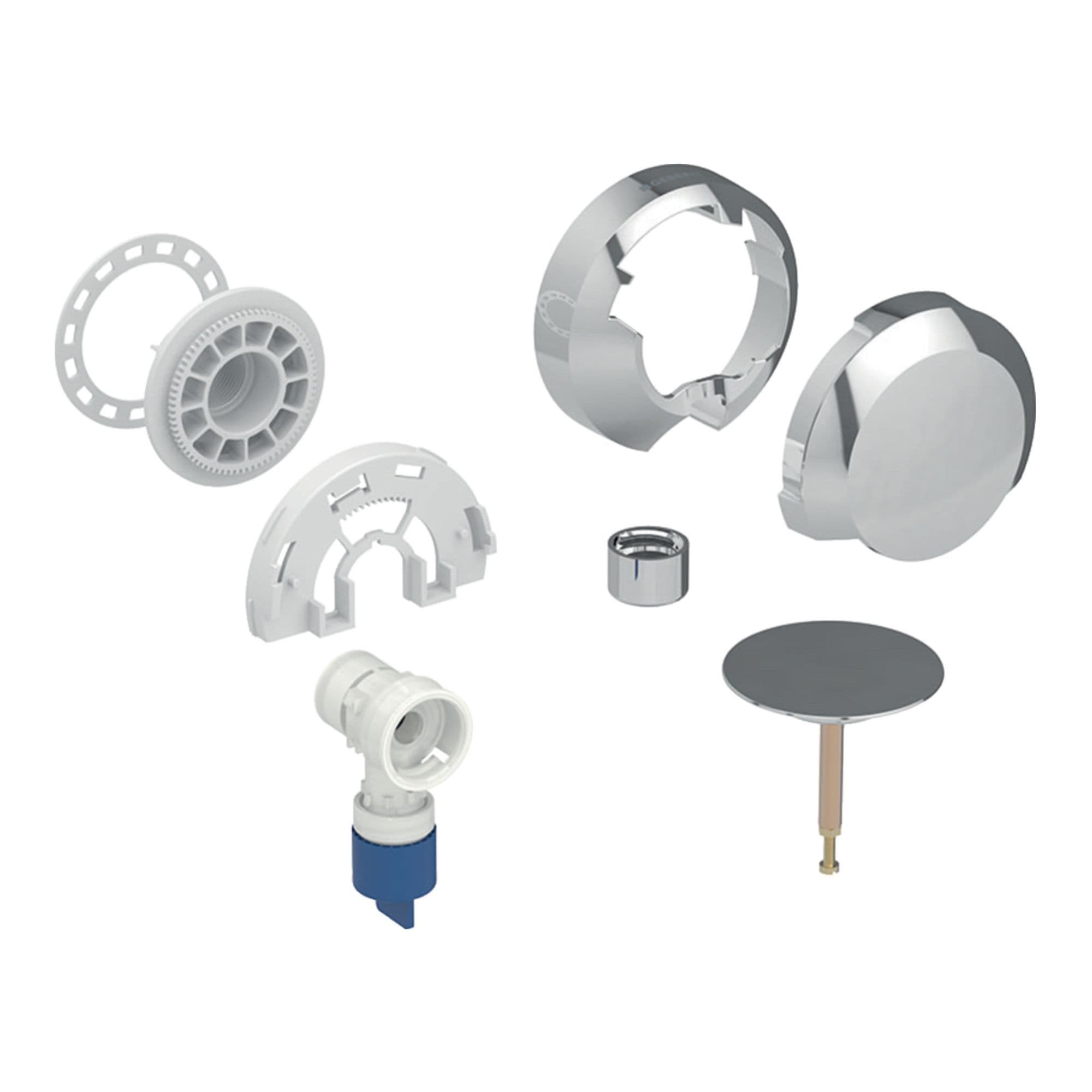 Geberit Ready To Fit Set For Bathtub Drain D52 With Inlet 245 442 21 1