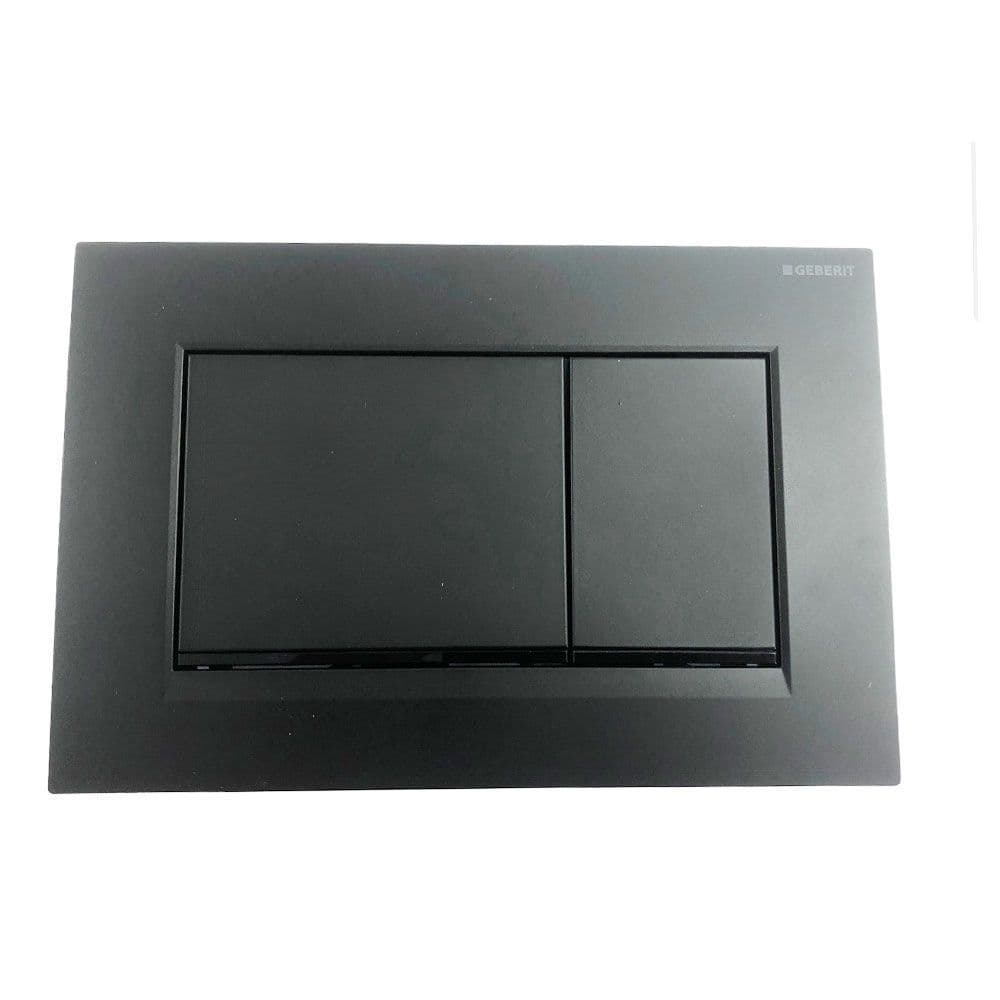 Geberit Sigma 30 Matt Black/Coated Dual Flush Plate 115 883 16 1