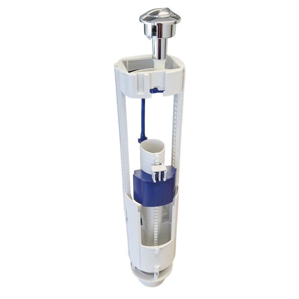 Geberit Type 260 Long Version Flush Valve with Chrome dual flush Button ...