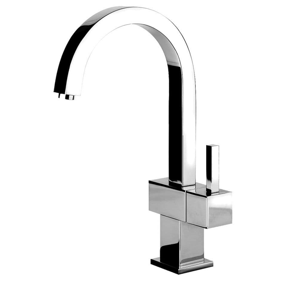 Gessi Quadro Kitchen Sink Mixer with 360 swivelling spout only for cold ...