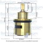 Shower Valve Diverter Cartridges & Extensions