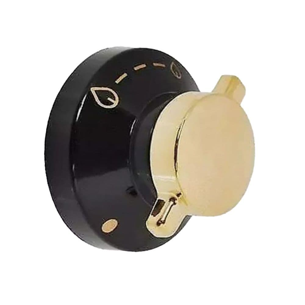 Gold Black Hob Gas Control Knob 082834833