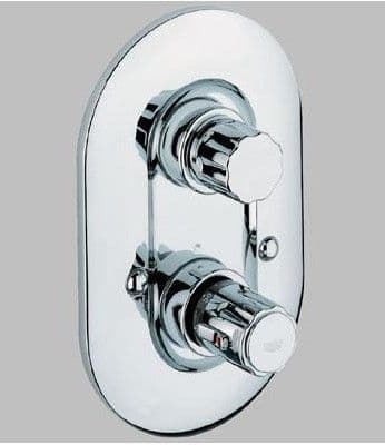 Grohe Auto 2000 3/4 inch Thermostatic Bath Shower Mixer 19657 34963 ...