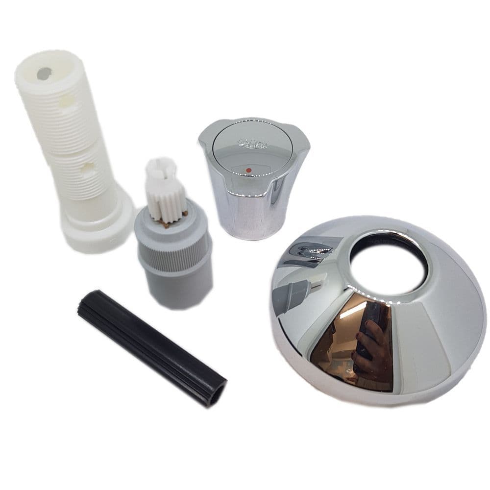 Grohe Chrome Dual Flush Pneumatic Push Button 4235PI0