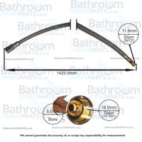 Grohe Chrome Shower Hose 1425mm 48488000