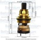 Shower Valve Diverter Cartridges & Extensions