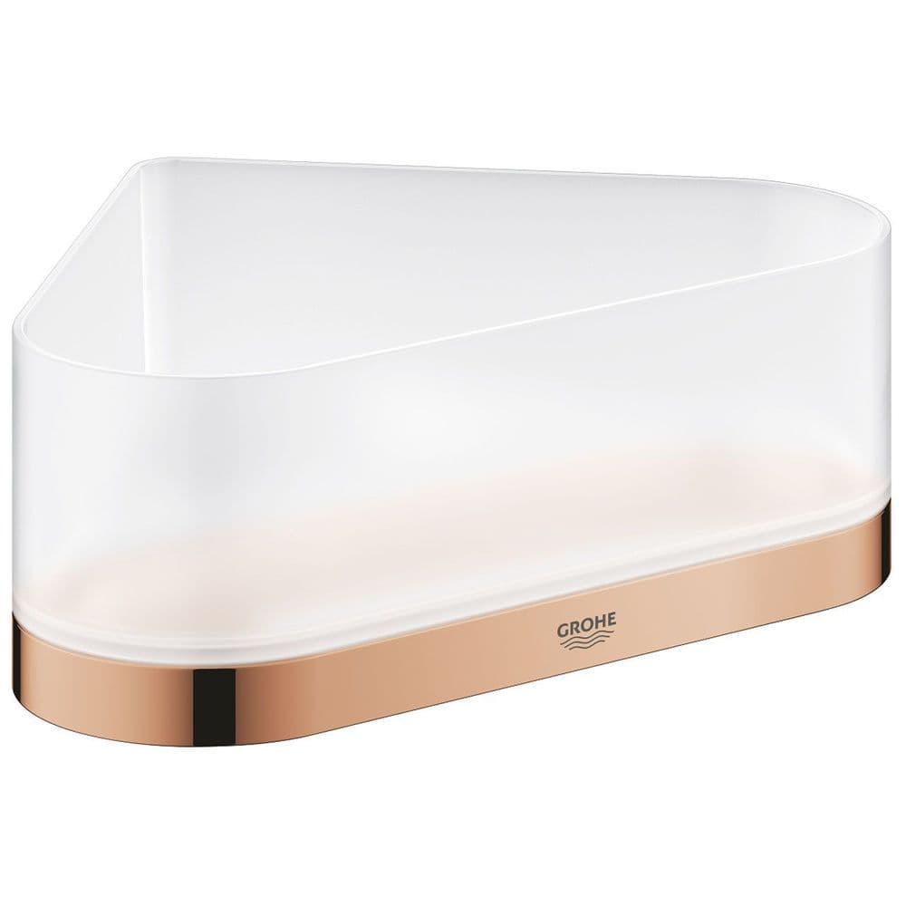 Grohe Selection Corner Shower Tray with Holder Warm Sunset 41038DA0