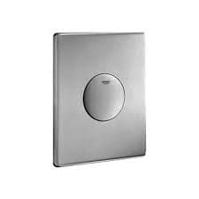 Grohe Skate Push Button Air Switch WC Wall Plate Single Flush Stainless ...