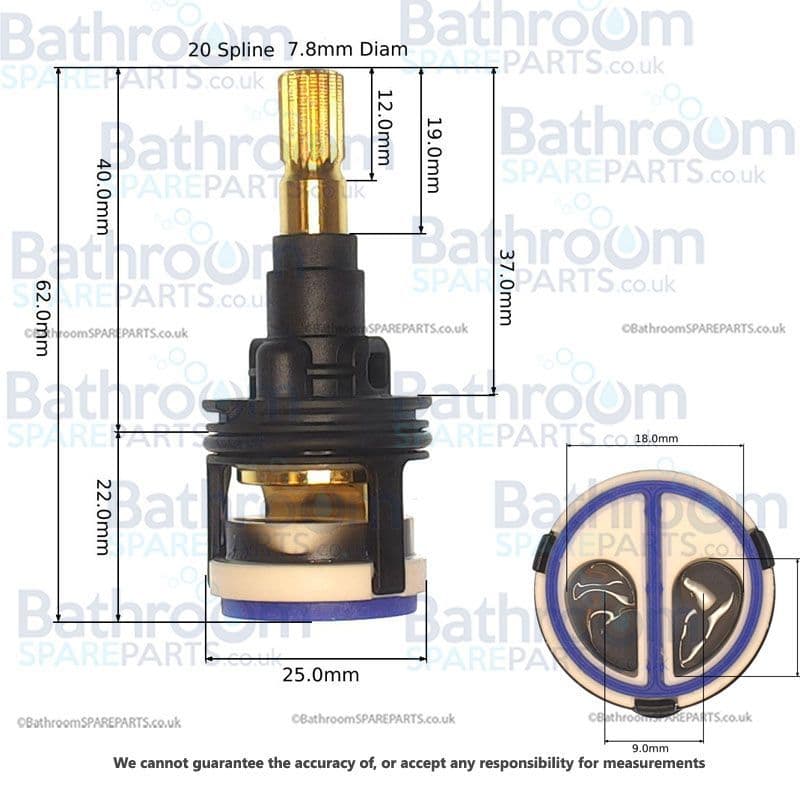 Hansgrohe Axor Shut Off Unit with Selector 96509000