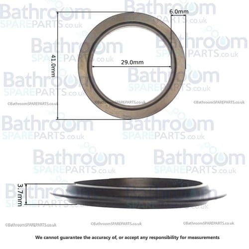 Basin and Bath Waste Plug Washer