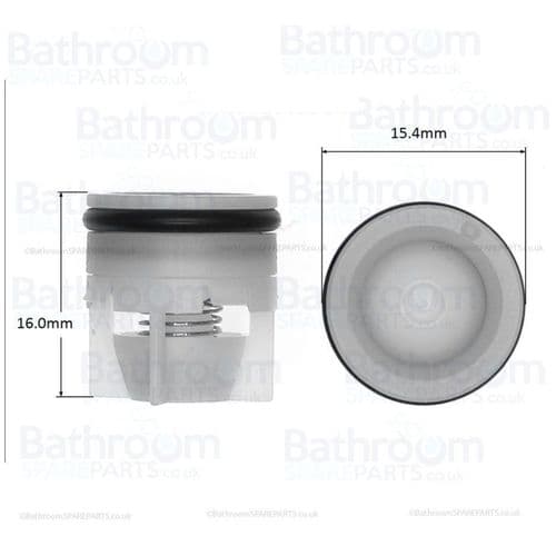 Hansgrohe 15700000 Ecostat Ecostat E thermostatic mixer with shut-off ...