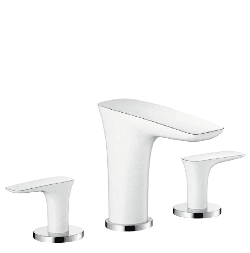 Hansgrohe PuraVida 3-Hole Basin Mixer 100 & Push-Open Waste Set 15073400