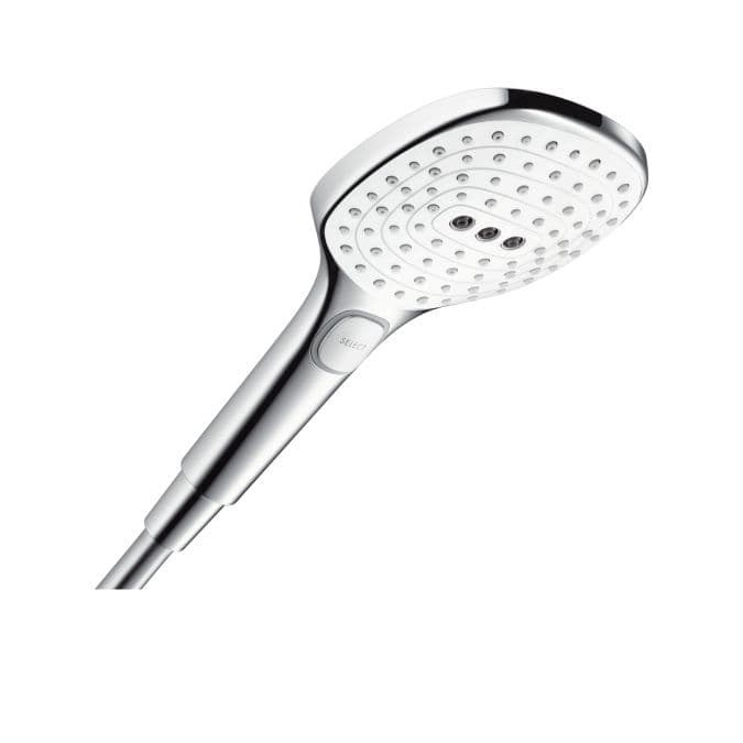 Hansgrohe Raindance Select E 120 3Jet Hand Shower White-Chrome 26520400