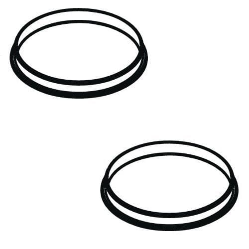 Hansgrohe Set of Colour Rings - Cold / Hot Water 97147000