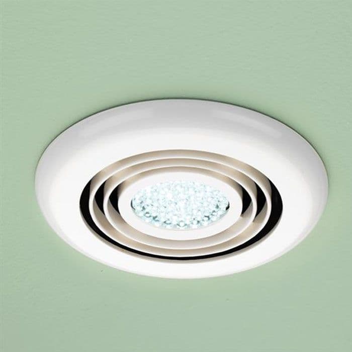 HiB Cyclone Wet Room Inline Fan White Cool White LED 32600 Spare Parts